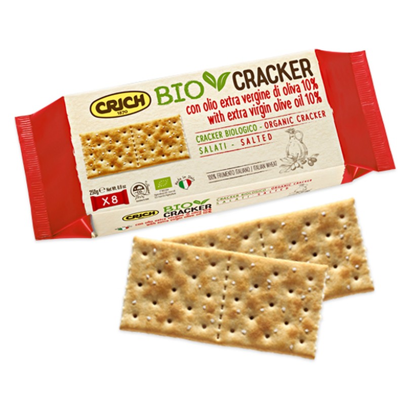 Organic Crackers Salted with Extra Virgin Olive Oil | Falesca Importing ...